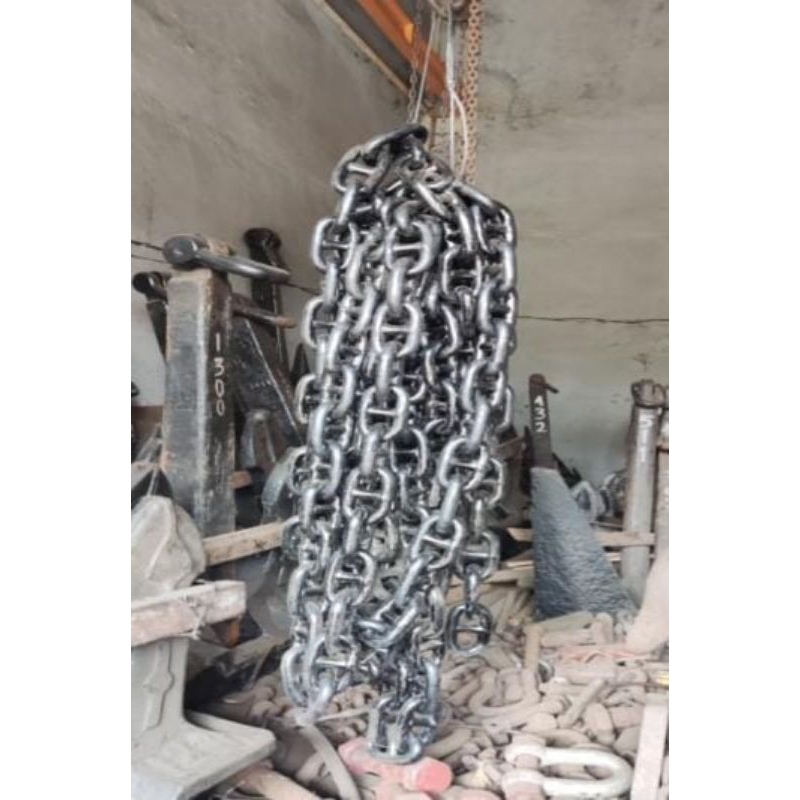 Jual rantai jangkar besi baja / anchor chain 32 MM promo termurah se ...