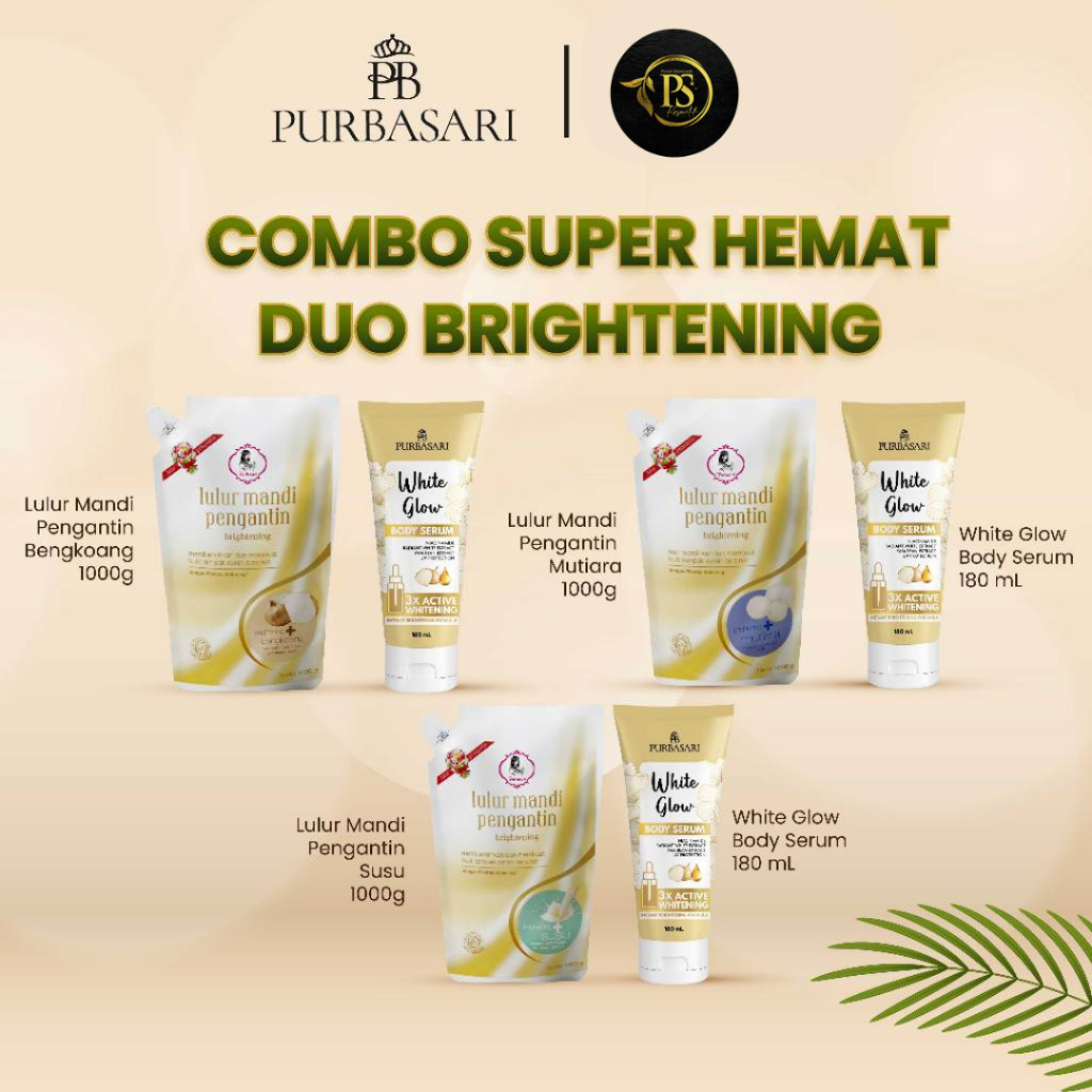 Jual [ PAKET COMBO ] PURBASARI LULUR PENGANTIN 1 kg & BODY SERUM WHITE ...