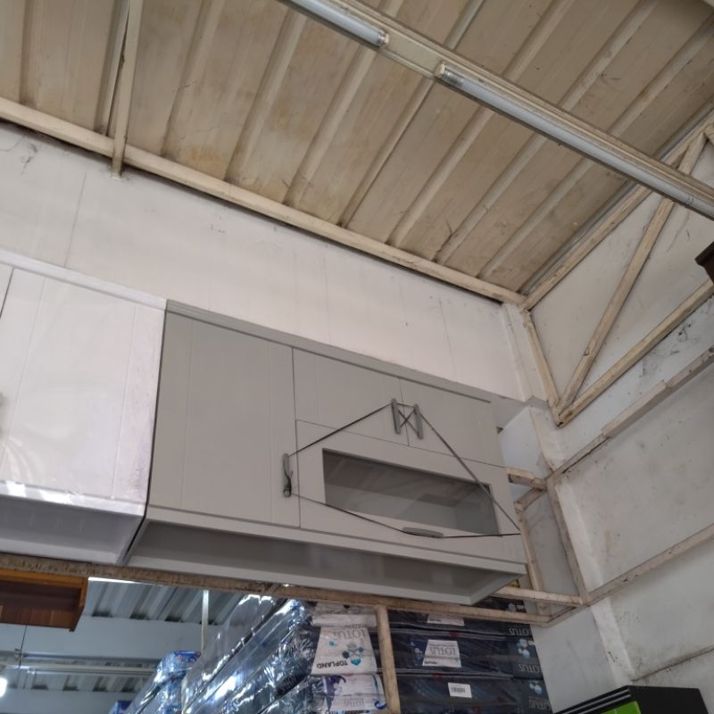 Jual kitchen set atas 3 pintu lemari dapur atas 3 pintu kayu bloktik ...