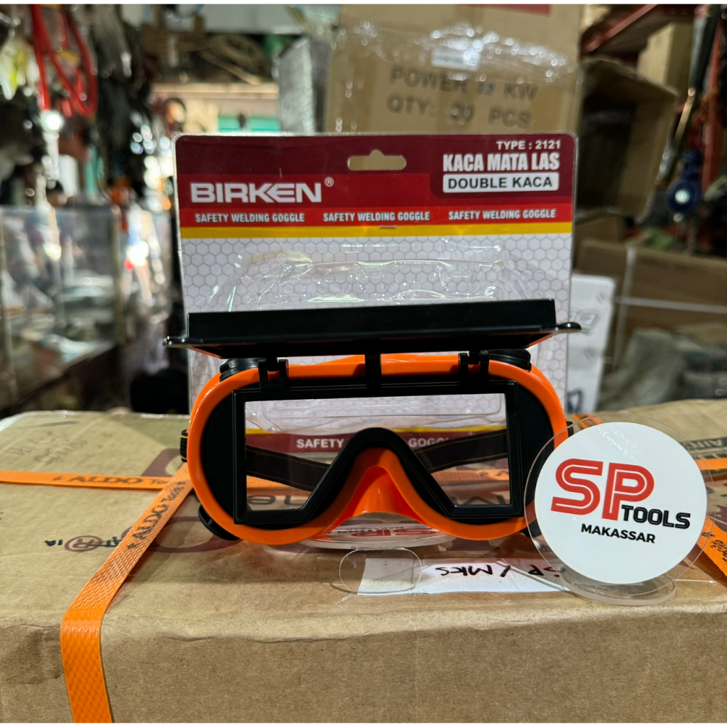 Jual KACAMATA / KACA MATA SAFETY LAS GERINDA DOUBLE DOBEL LENSA PUTIH ...