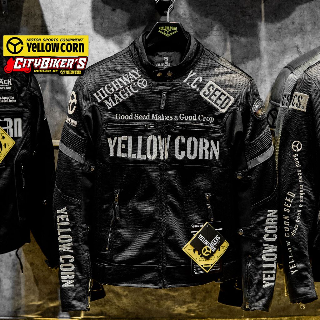 Jual Yellowcorn Jacket Seed SJ4106 Black ivory / New Collection 2024 ...