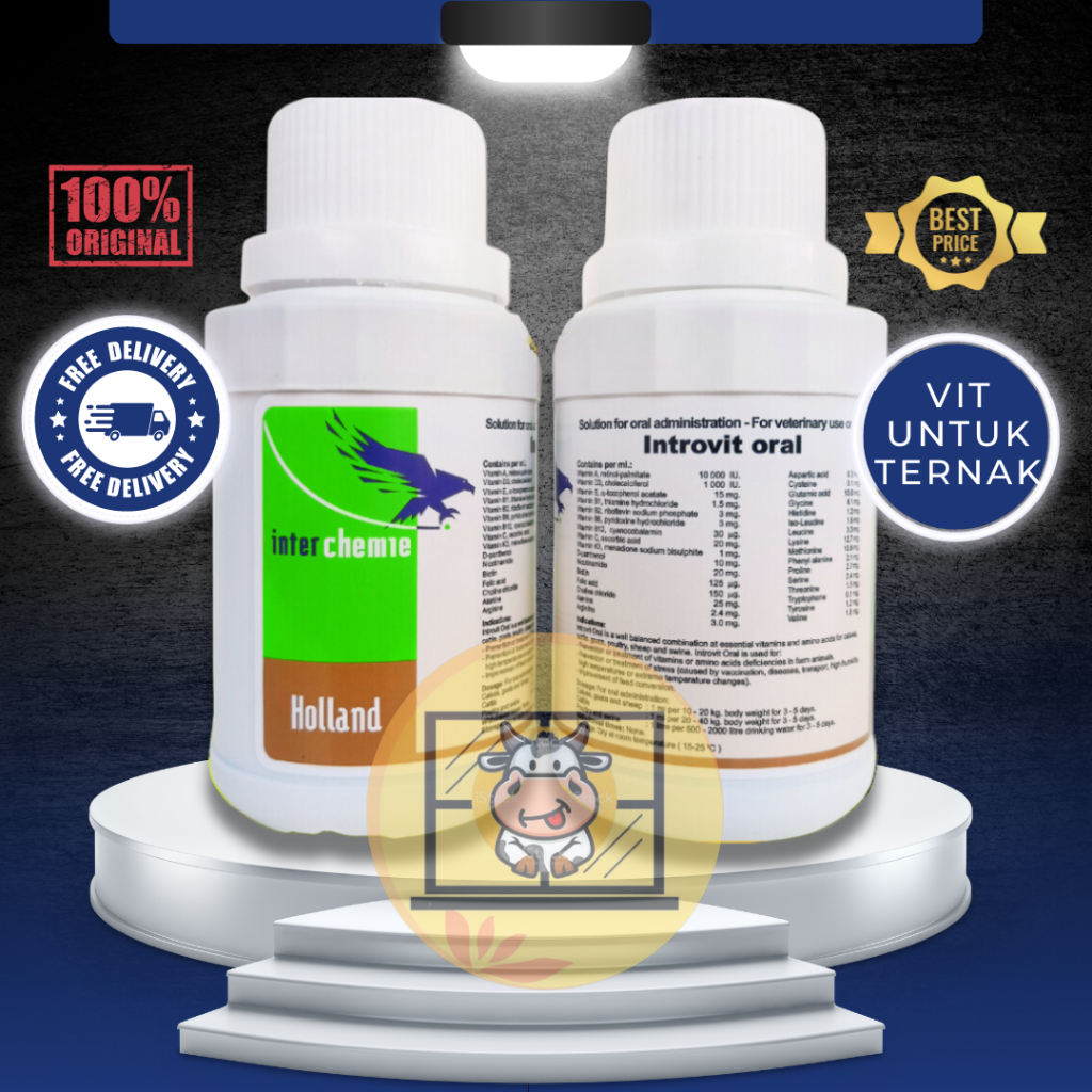 Jual INTROVIT ORAL 100ml - Multivitamin & Asam Amino Mempercepat Pertumbuhan dan Meningkatkan ...