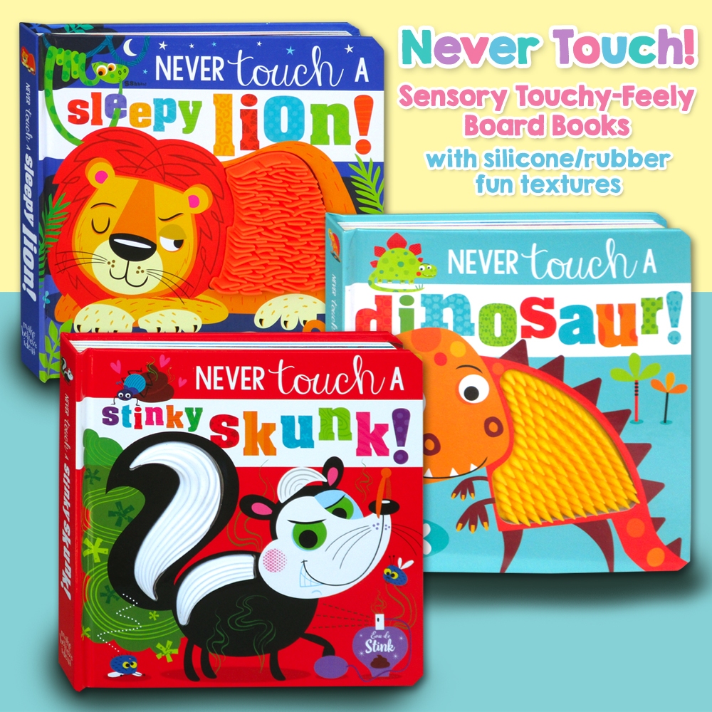 Jual [Make Believe] Never Touch Sensory touchy feely books with ...