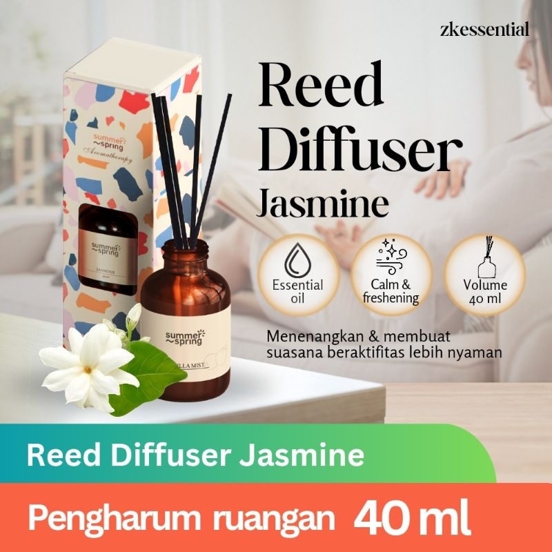 Jual Reed Diffuser Jasmine Aromatheraphy Pengharum Ruangan 40ml ...