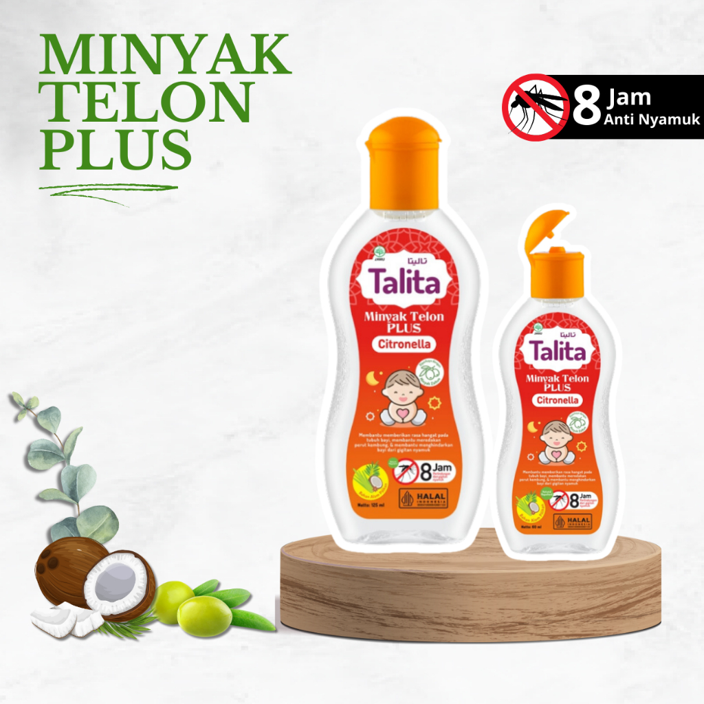 Jual Talita Minyak Telon Plus Citronella 30ml / 60ml / 125ml | Shopee Indonesia