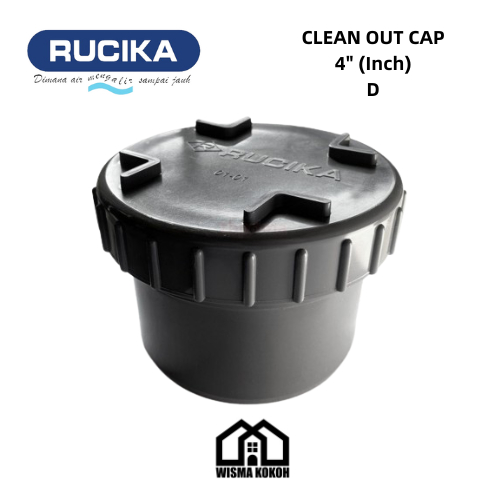 Jual RUCIKA TUTUP SEPTIC TANK / CLEAN OUT CAP PVC 4" (Inch) D | Shopee ...