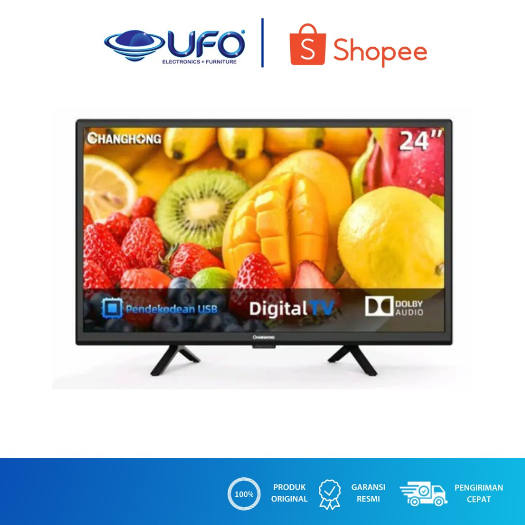 Jual CHANGHONG 24 INCH LED TV CHANGHONG L24G5W | Shopee Indonesia