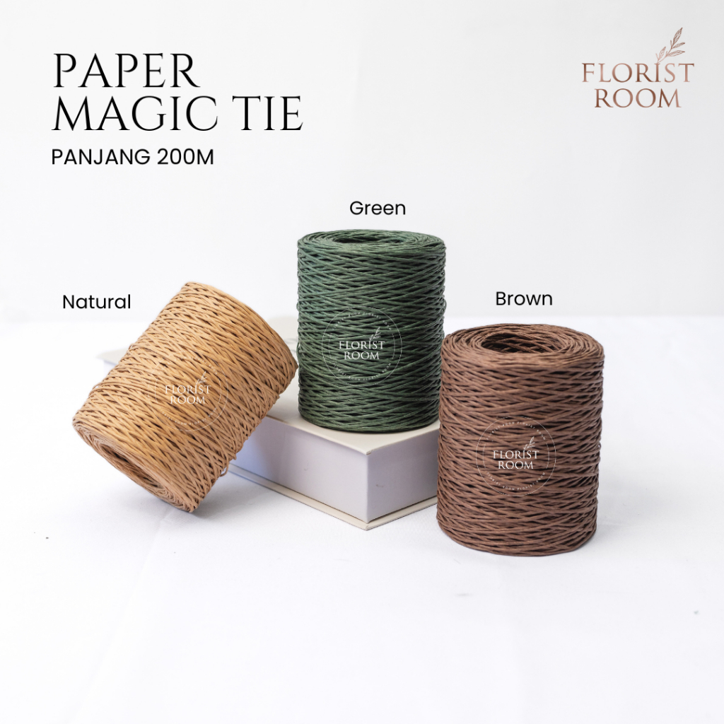 Jual Paper Magic Tie ±20meter - Barang Florist | Shopee Indonesia