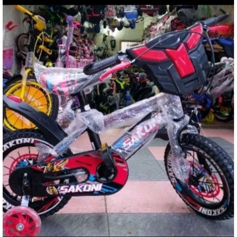 Jual BMX 18 SAKONI MT TEBENG MUSIK(5-7tahun) | Shopee Indonesia
