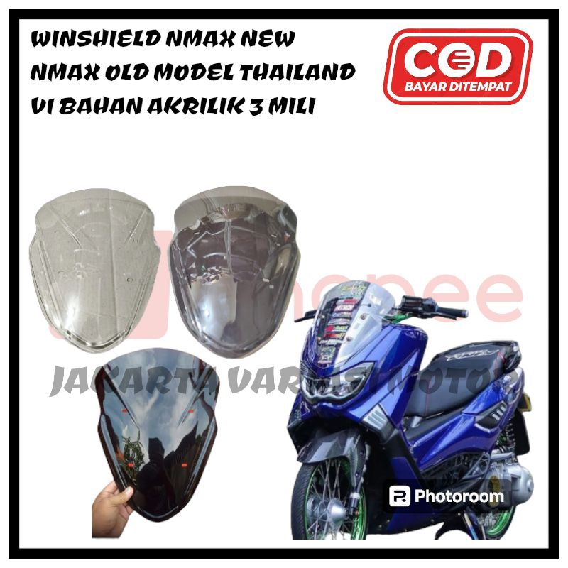 Jual Visor winshield variasi model thailand V1 pnp yamaha nmax old ...