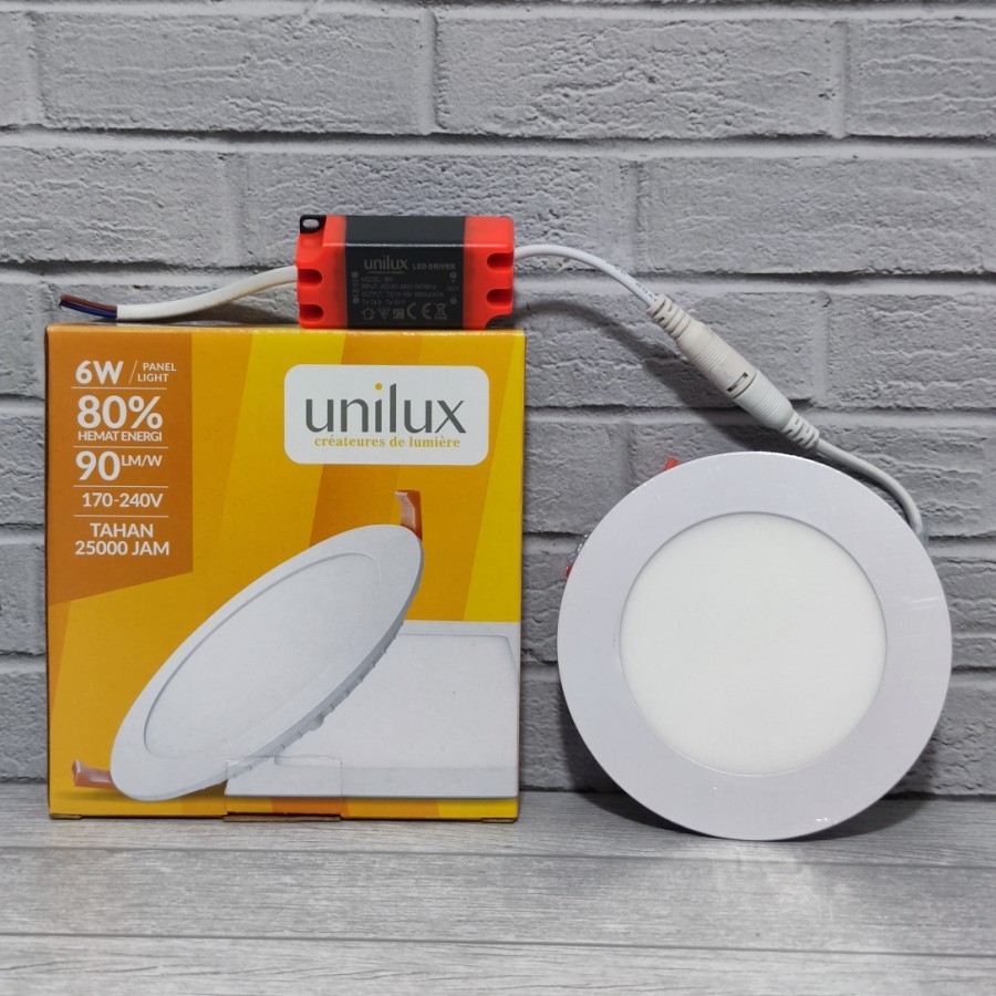 Jual Downlight Led Panel 6w 6 watt Ib bulat round inbow dalam plafon ...