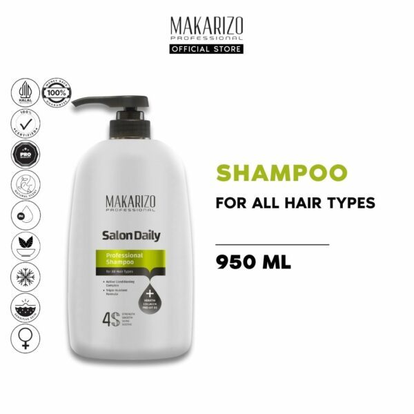 Jual 1PC MAKARIZO SALON DAILY SHAMPOO 950 Ml @MJ | Shopee Indonesia