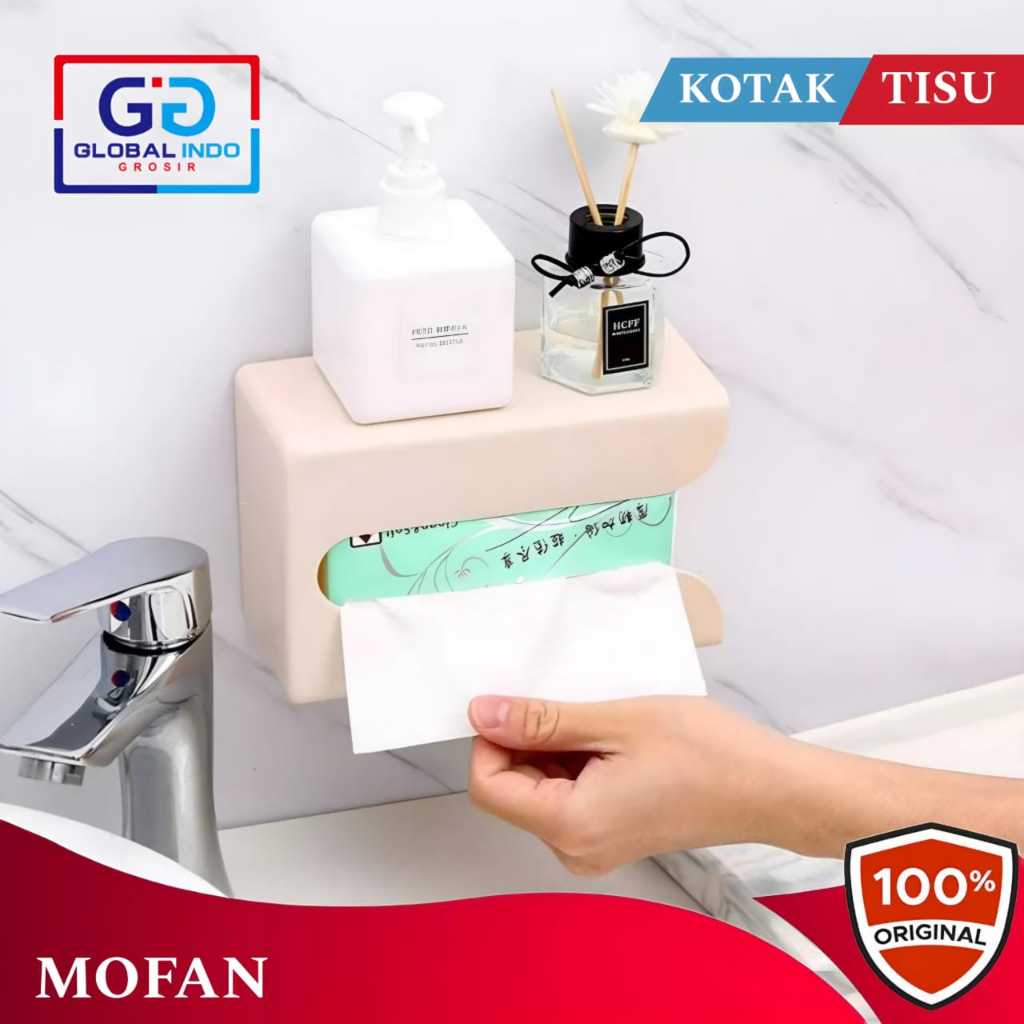 Jual Kotak Tisu Tempel Dinding Tempat Tisu Toilet Dapur Kamar Mandi ...
