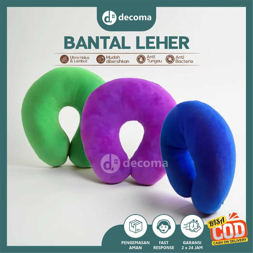 Jual DECOMA Bantal Leher Polos Bantal Mobil Nyaman dan Lembut | Shopee Indonesia