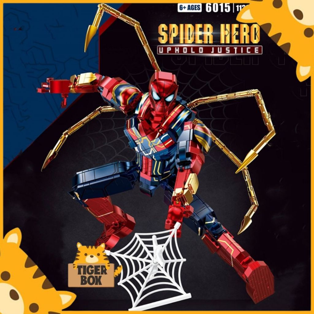 Jual Nano Bricks Super Hero Spiderman Marvel Bricks Block Mainan Spider ...