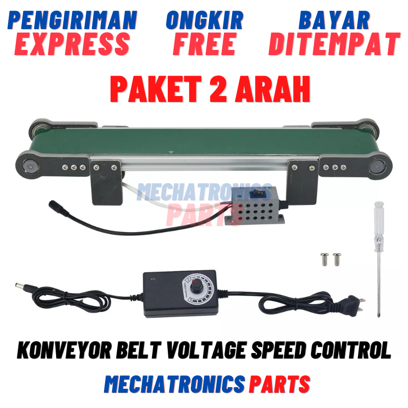Jual Konveyor Belt PVC PP 1 Arah 2 Arah PWM Speed Control Mini Conveyor ...