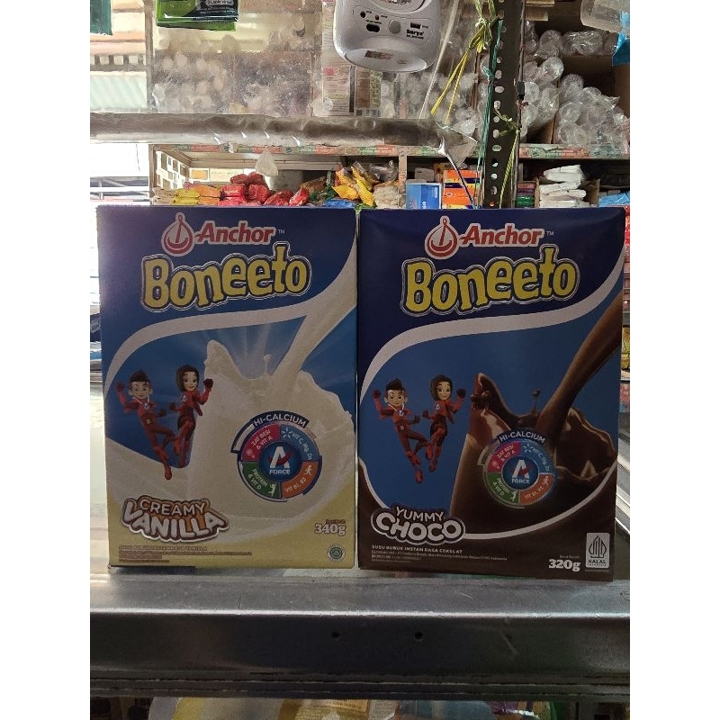 Jual Boneeto Coklat 320g / Vanilla 340g | Shopee Indonesia