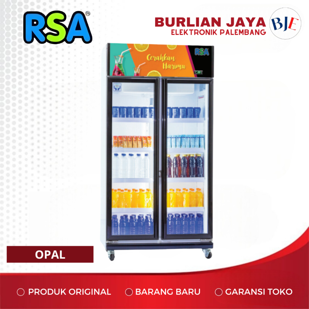 Jual SHOWCASE KULKAS RSA OPAL 2 PINTU SHOWCASE KULKAS PALEMBANG ...