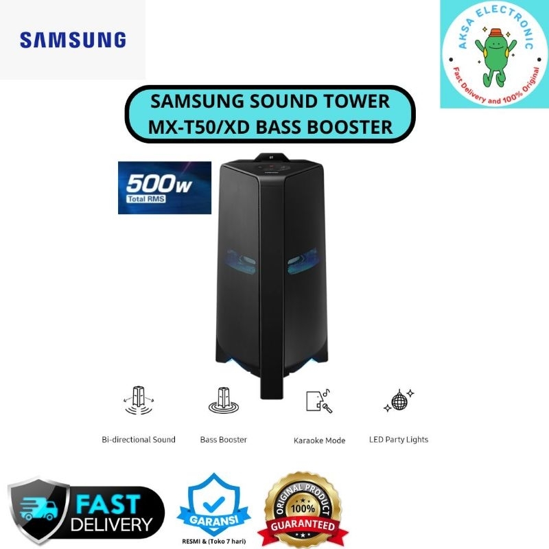 Jual SAMSUNG MX-T50 SOUND TOWER SPEAKER PARTY WITH BLUETOOTH | Shopee ...