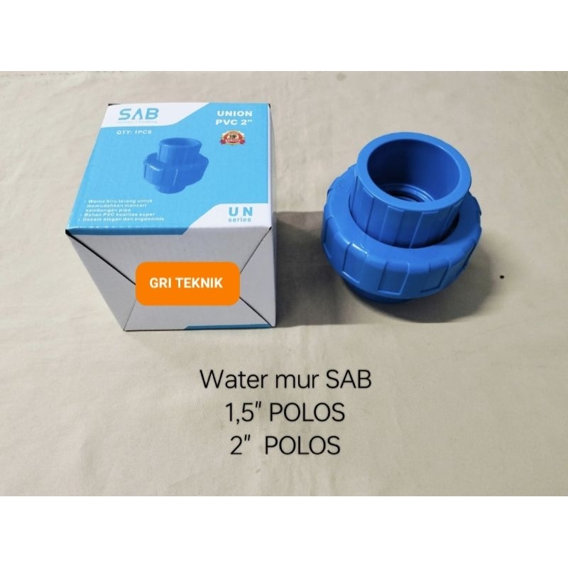 Jual WATER MUR SAB UKURAN 1-1/2" DAN 2" / WATERMOR / WATER MUR UNION ...