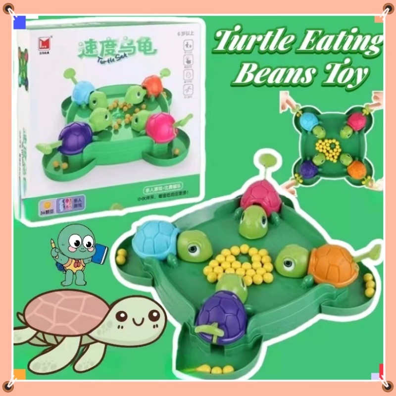 Jual 4-player Hungry Turtle Game Multi-player Pac Man Game Influencer Swallowing Beads Turtle ...