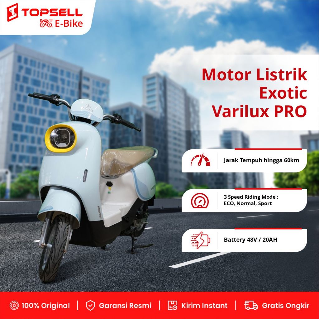 Jual Sepeda Listrik Ebike Exotic Varilux PRO 650W 48V 20Ah Bertenaga ...