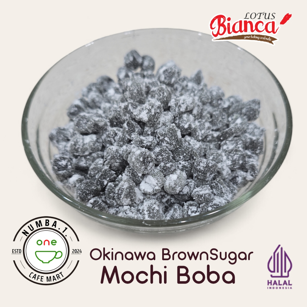 Jual 250gr Okinawa Brown Sugar Mochi Boba (Topping dessert dan minuman ...