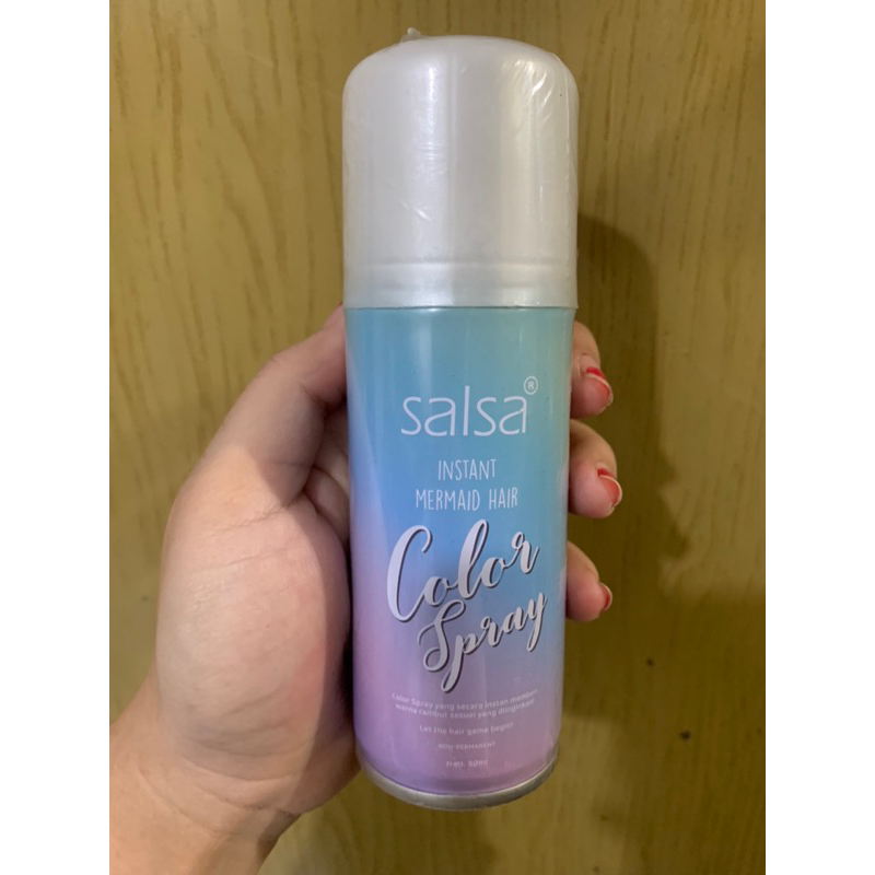 Jual Salsa Instant Mermaid Hair Colo Spray (ocean/electric blue) Semir ...