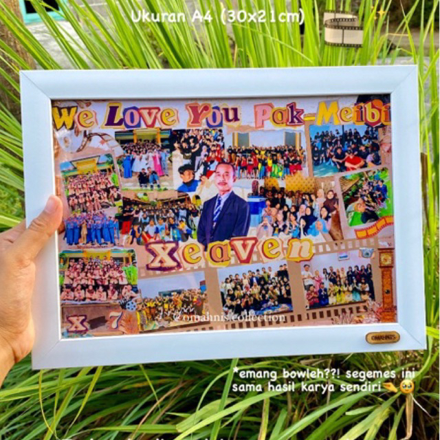 Jual Scrapframe Scrapbook Kenang Kenangan Guru Sekolah Graduation Sahabat | Shopee Indonesia