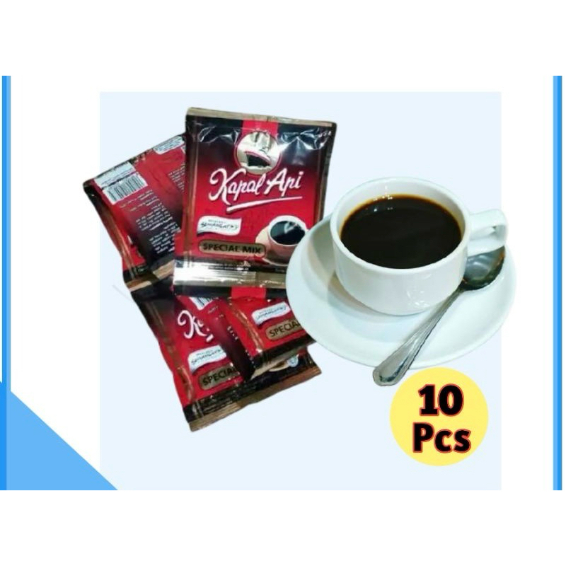 Jual KOPI KAPAL API SPECIAL MIX 1 RENCENG ISI 10 SACHET | Shopee Indonesia