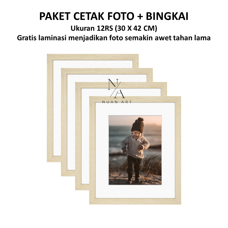 Jual Paket Cetak Foto & Pajangan Dinding Plus Bingkai Pigura Frame ...