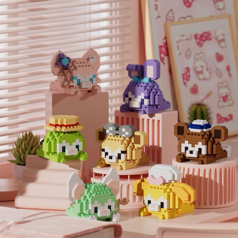 Jual Bricks LAZY Mini Toys Mainan Balok Susun Karakter Kartun Disney ...