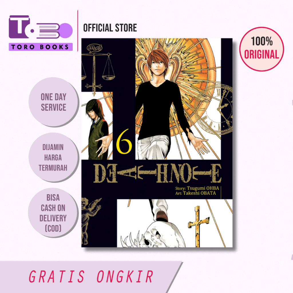 Jual KOMIK SERI : DEATH NOTE - NEW EDITION 06 - TSUGUMI OHBA/TAKESHI OBATA | Shopee Indonesia