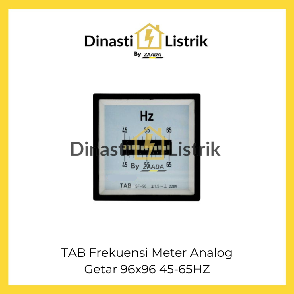Jual TAB Frekuensi Meter Analog Getar 96x96 45-65HZ | Shopee Indonesia