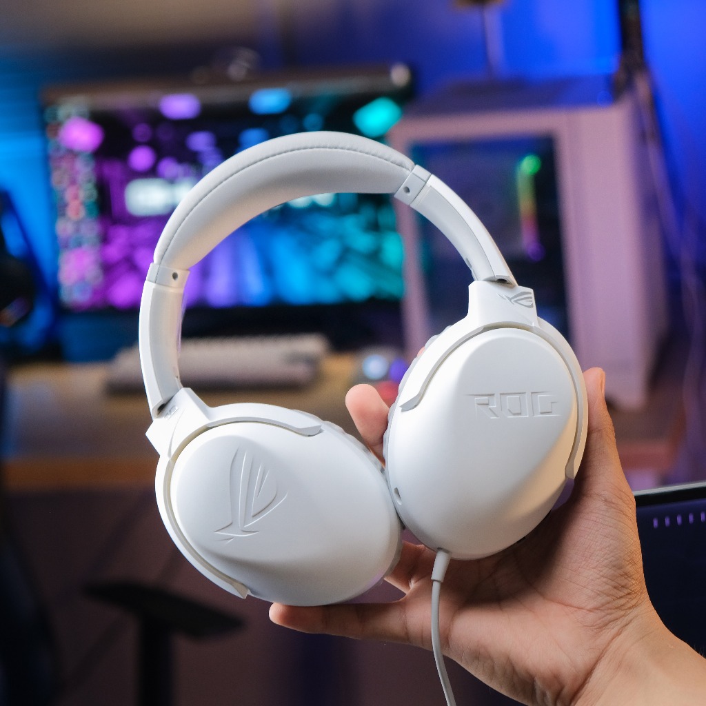 Jual Headset ASUS ROG Strix Go Core Moonlight White | Shopee Indonesia