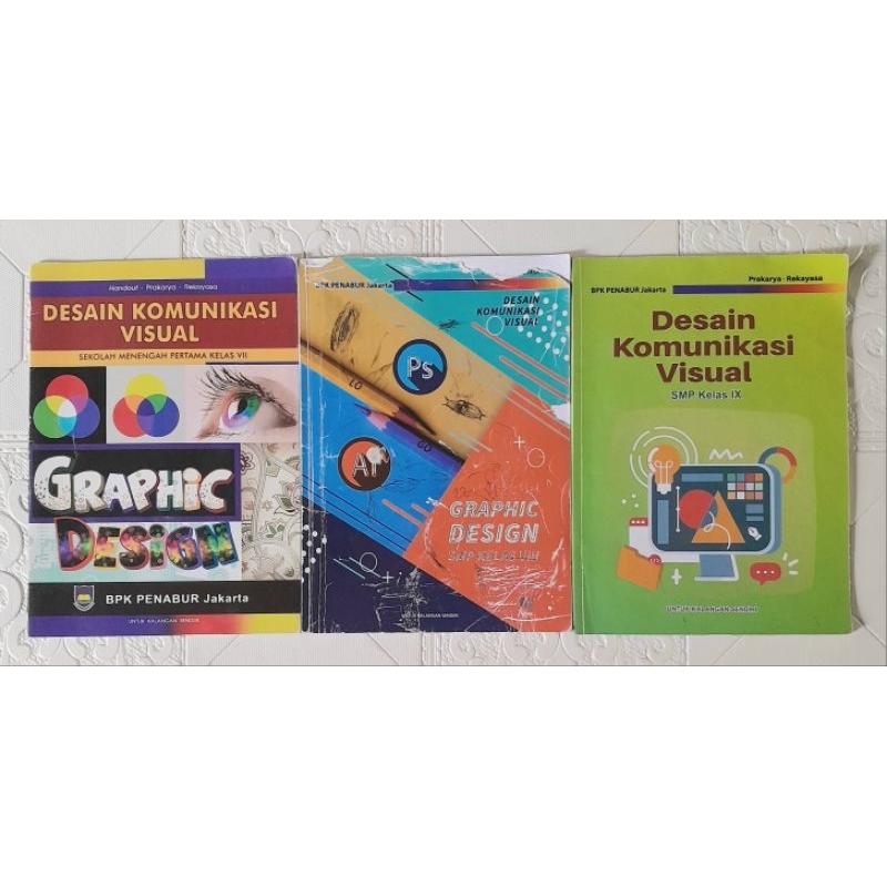 Jual Buku Desain Komunikasi Visual SMP Kelas VII VIII IX BPK Penabur ...