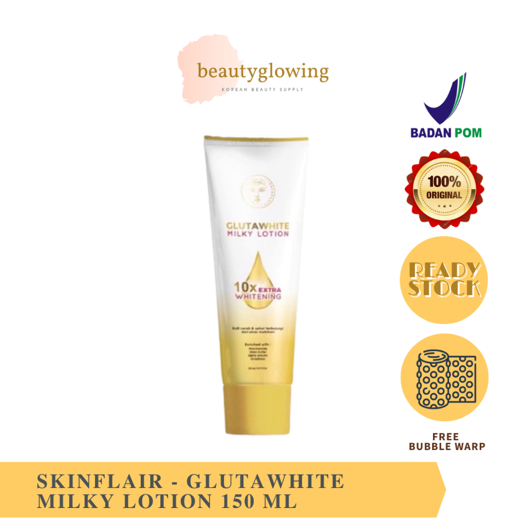 Jual SKINFLAIR - Glutawhite Milky Lotion 150 Ml BODY LOTION SERUM ...