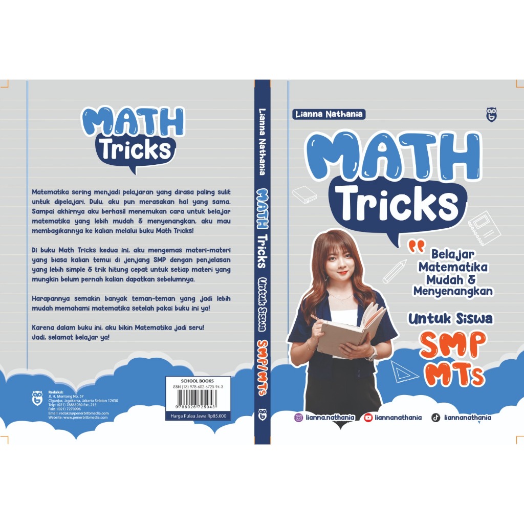 Jual Buku Math Tricks SMP/MTs - Lianna Nathania - School Books - Gratis ...