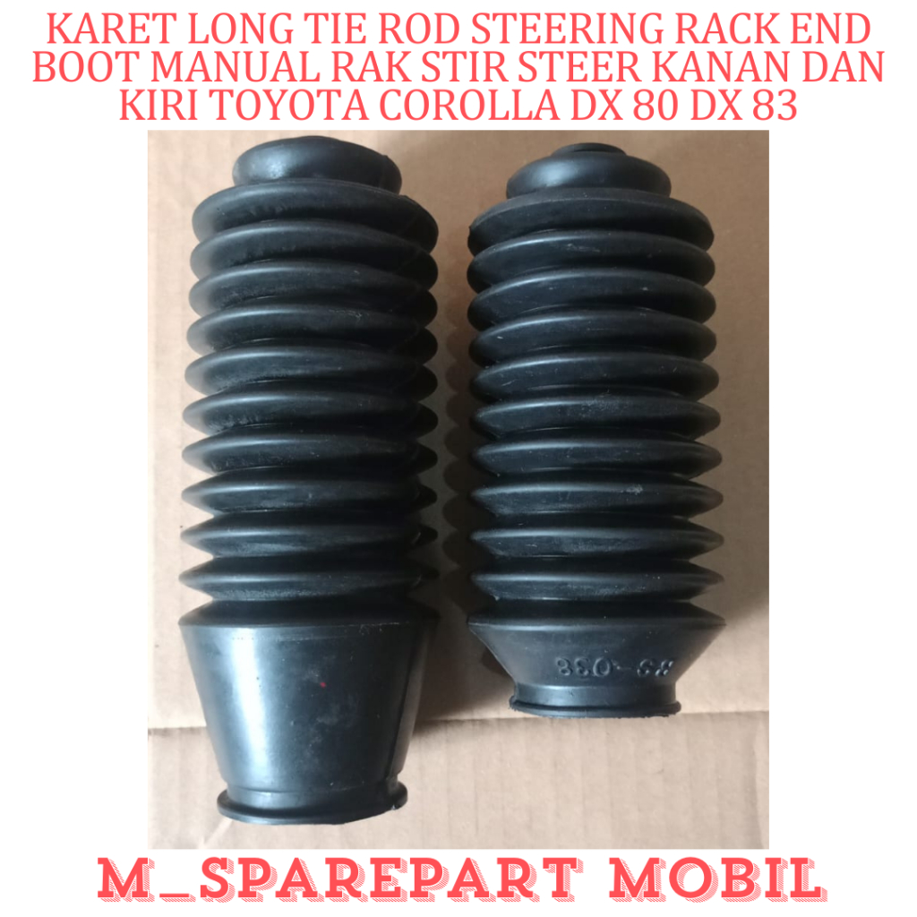 Jual KARET LONG TIE ROD STEERING RACK END BOOT MANUAL RAK STIR STEER ...