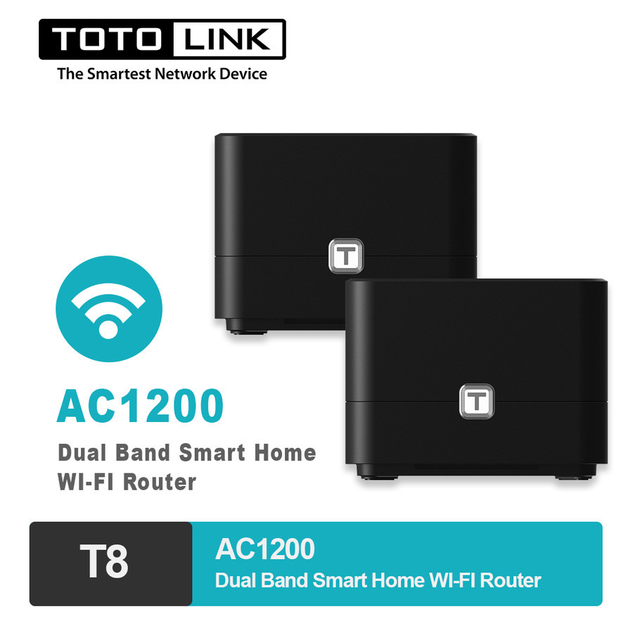 Jual Totolink T8 Ac1200 Dual Band Smart Home Wi Fi Router Shopee Indonesia