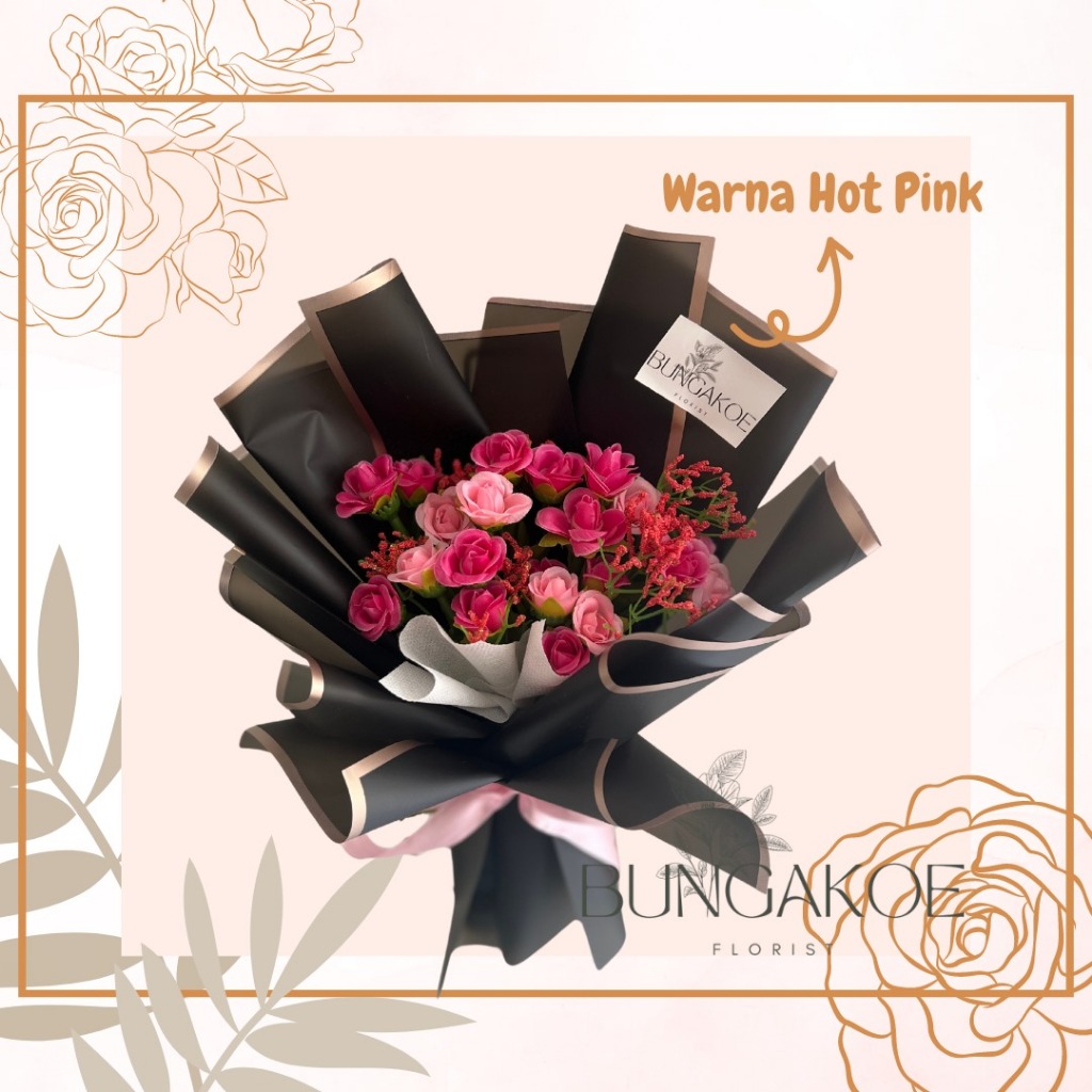 Jual BOUQUET BUNGA BABY ROSE - BUKET BUNGA PALSU BOUQUET ARTIFICIAL ...