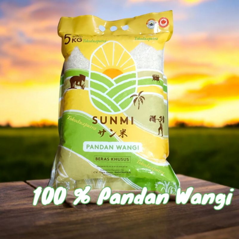 Jual Beras Sunmi Pandan wangi 5 kg / Sunmi pandan wangi 5 kg ( 100% ...
