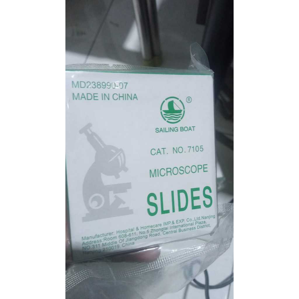Jual Microscope Slides Sail Brand 7105//Objek Glass Sail Brand 7105 ...