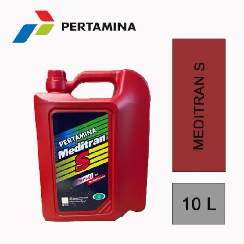 Jual Oli Pertamina Meditran S 10 Liter SAE-40 Mesin Diesel Solar Galon SAE40 S40 40 | Shopee ...
