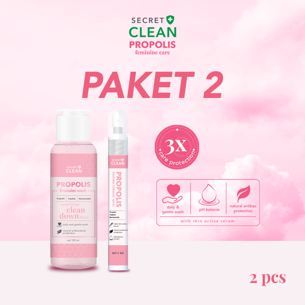 Jual [2IN1 Clean] Secret Clean Pembersih & Perawatan Area Kewanitaan ...