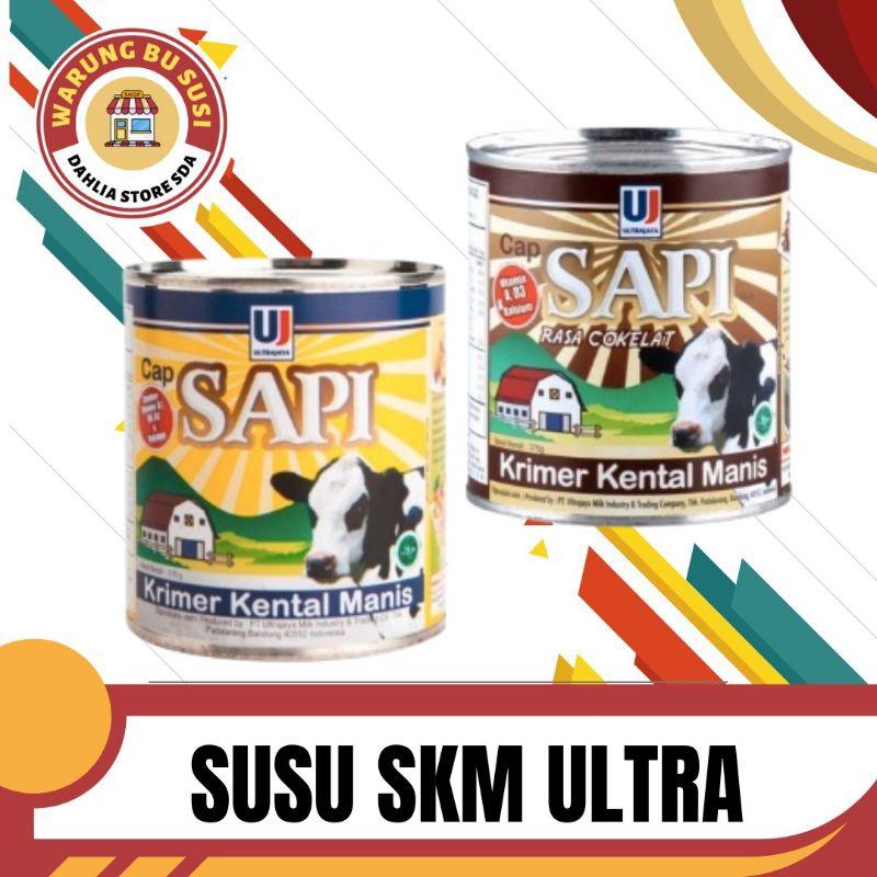Jual SUSU ULTRA CAP SAPI KENTAL MANIS | Shopee Indonesia