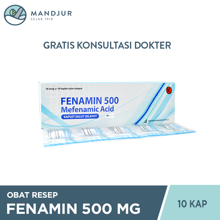Jual Fenamin 500 mg 10 Kaplet | Shopee Indonesia