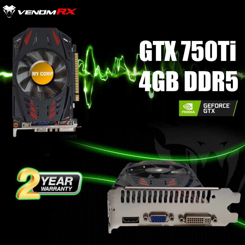 Jual Venomrx GTX 750 Ti 4GB GDDR5 VGA Card Nvidia Geforce GTX750TI ...