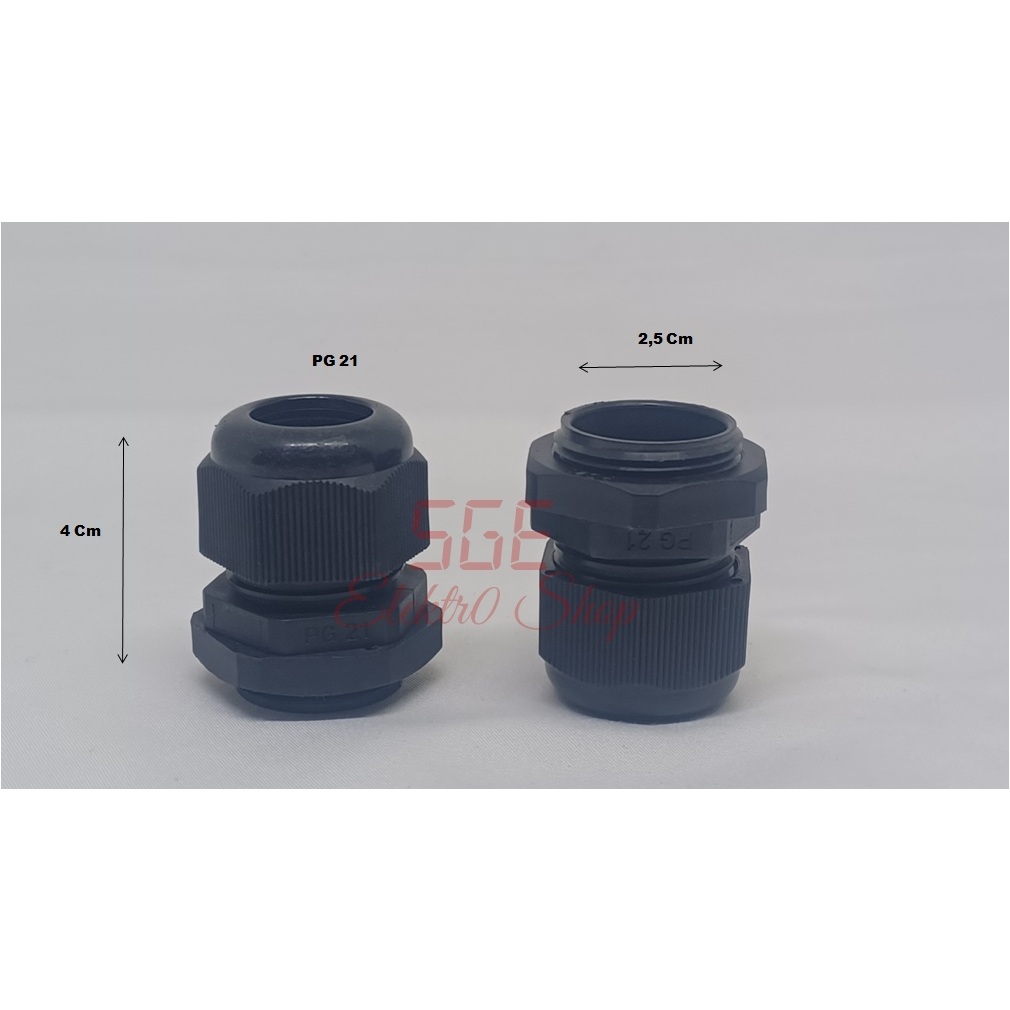 Jual Cable Gland PG 21 hitam dan putih | Shopee Indonesia