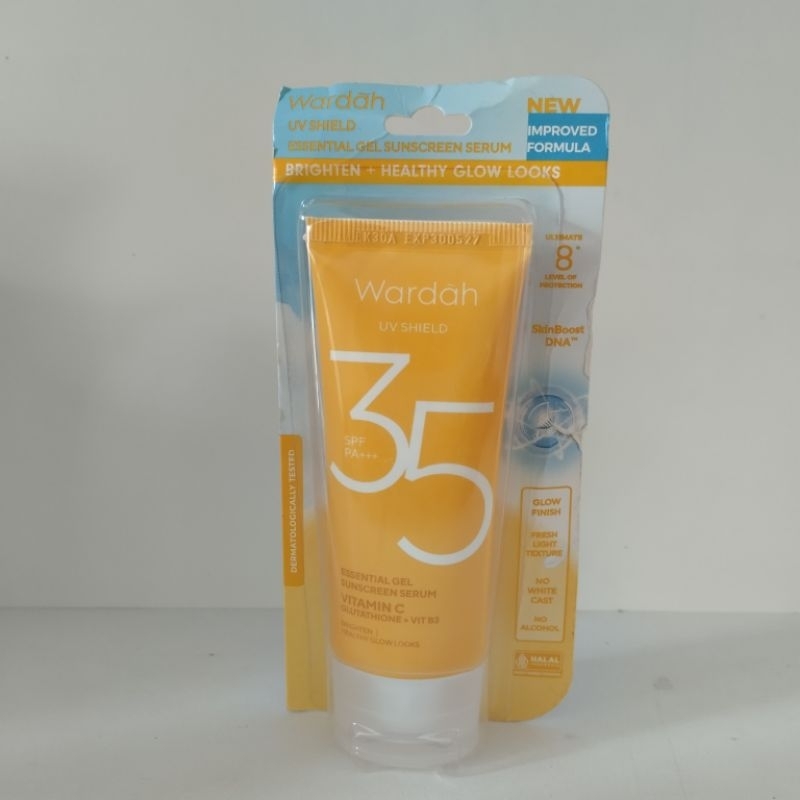 Jual WARDAH UV SHIELD ESSENTIAL GEL SUNSCREEN SERUM SPF 35 PA ...